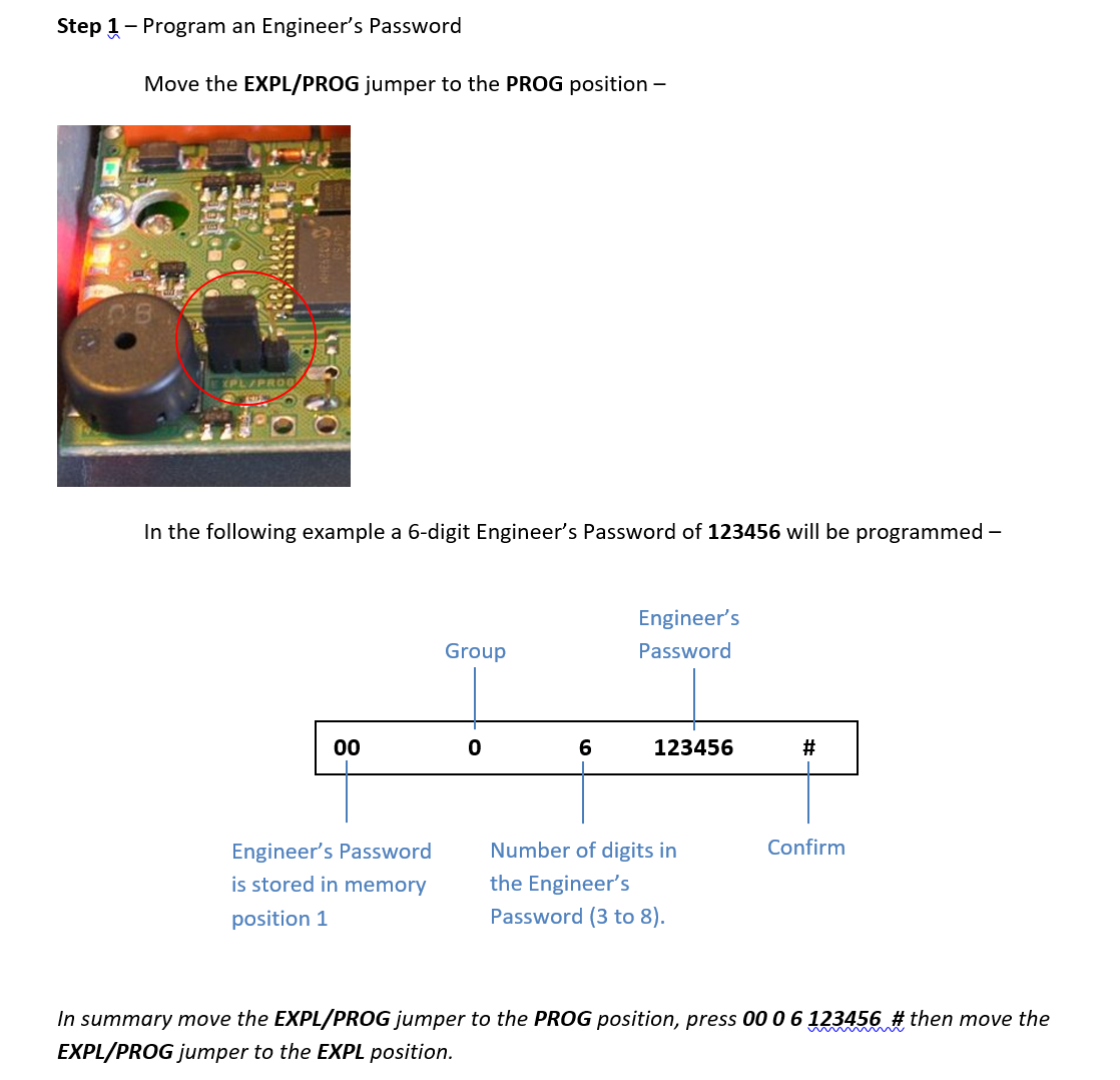 How to program the Urmet Captiv keypad UG-060-077
